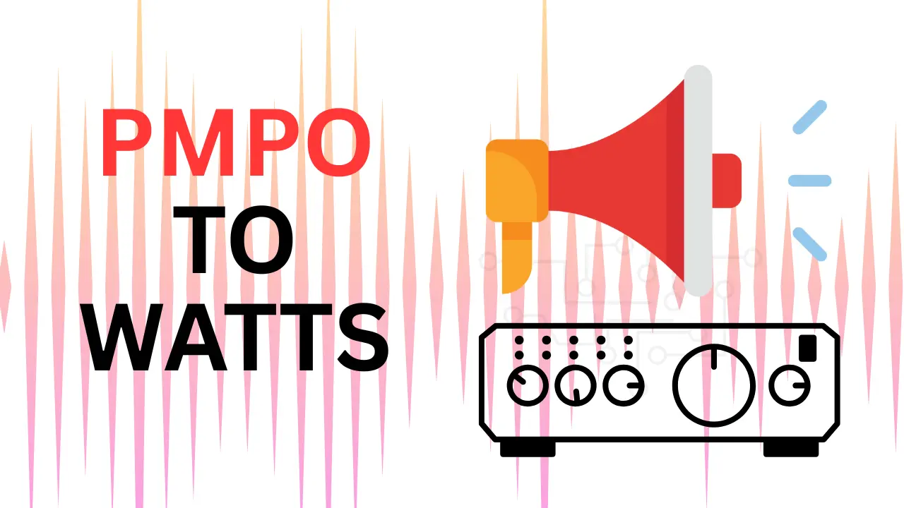 PMPO to Watts calculator: Easily Find the RMS Value